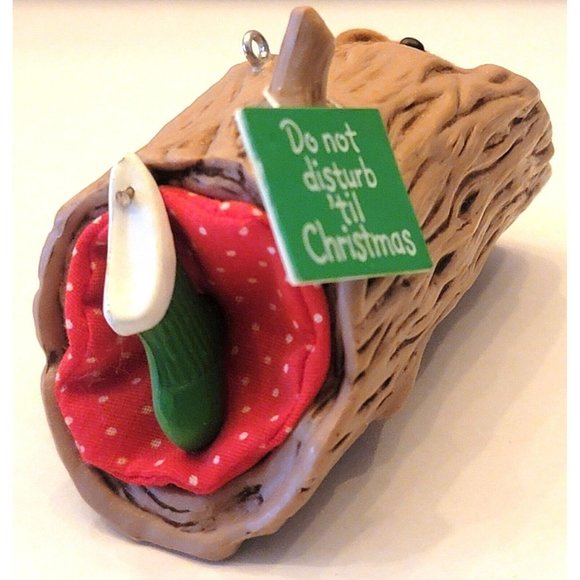 Hallmark | Holiday | Hallmark Do Not Disturb Bear Christmas Ornament ...